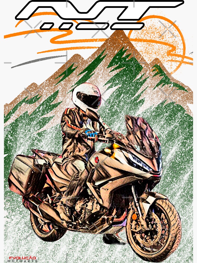 "NT1100 " Sticker for Sale by Evomotoarte | Redbubble