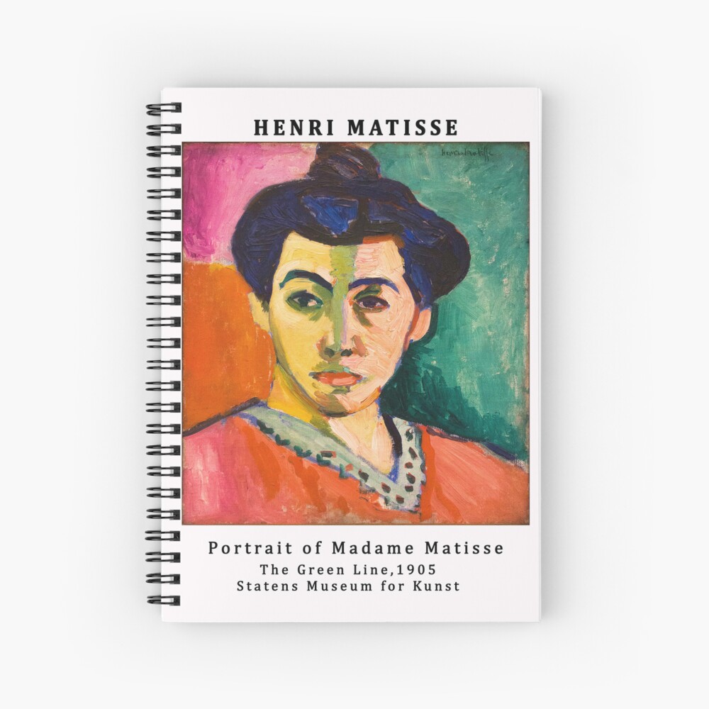 "Portrait Of Madame Matisse By Henri Matisse,Matisse Green LIine,Henri ...