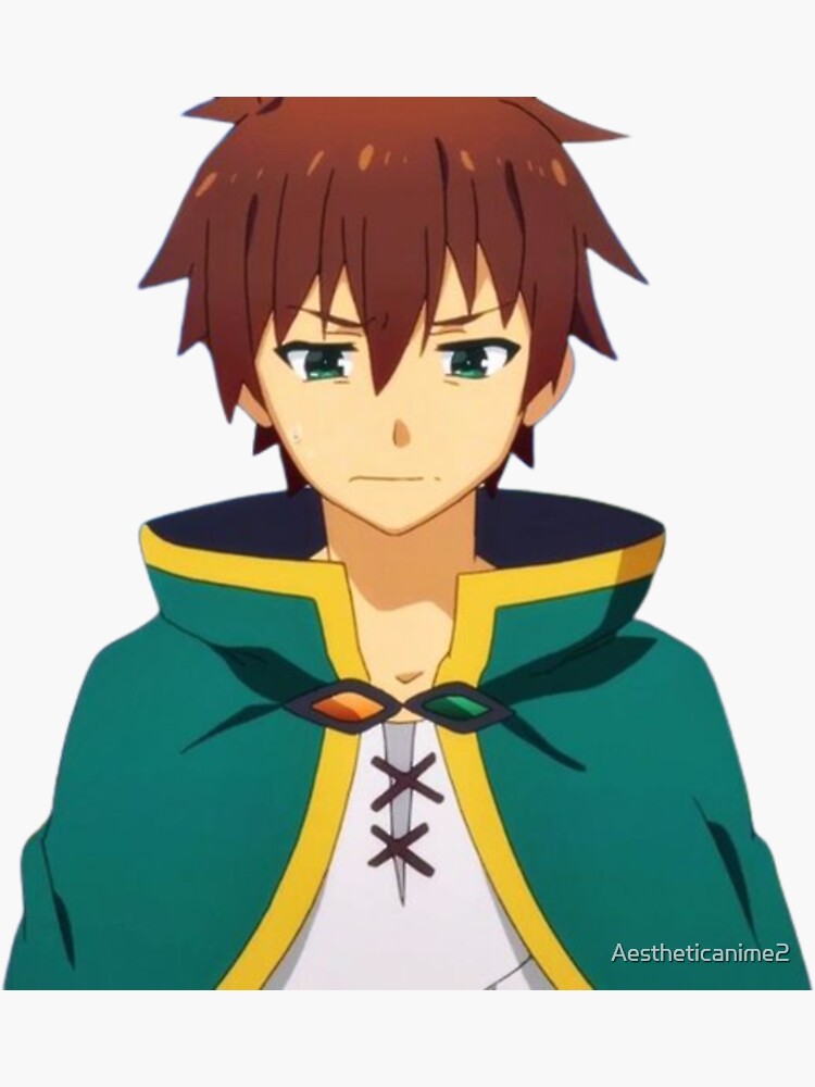 Kazuma Konosuba Sticker For Sale By Aestheticanime2 Redbubble