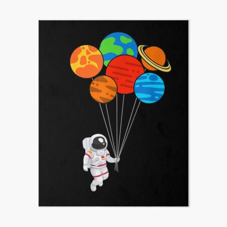 "Astronaut Holding Planet Balloons - Astronaut holding planet balloons ...