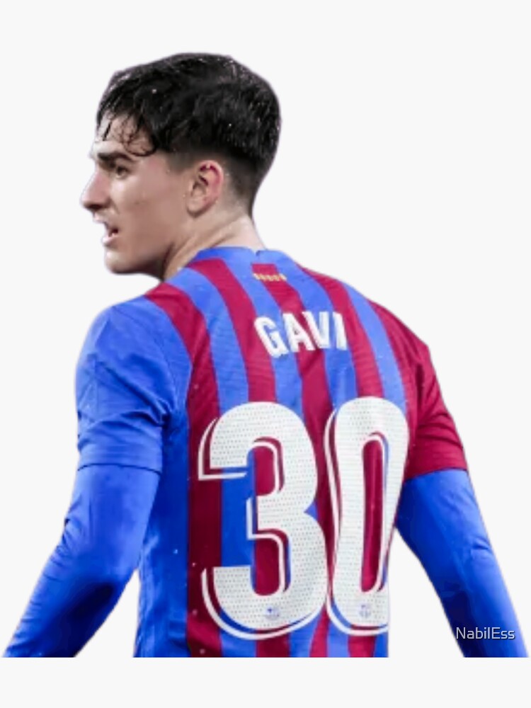 "Pablo Gavi " Sticker for Sale by NabilEss | Redbubble