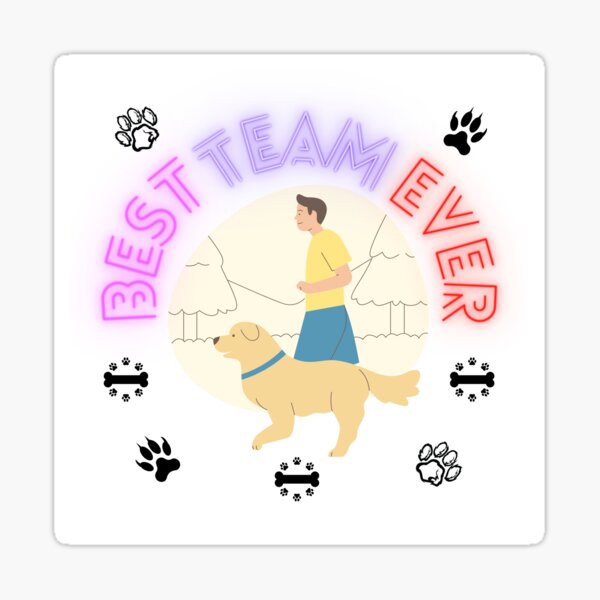 "Best Team Ever" Sticker for Sale by kifta | Redbubble