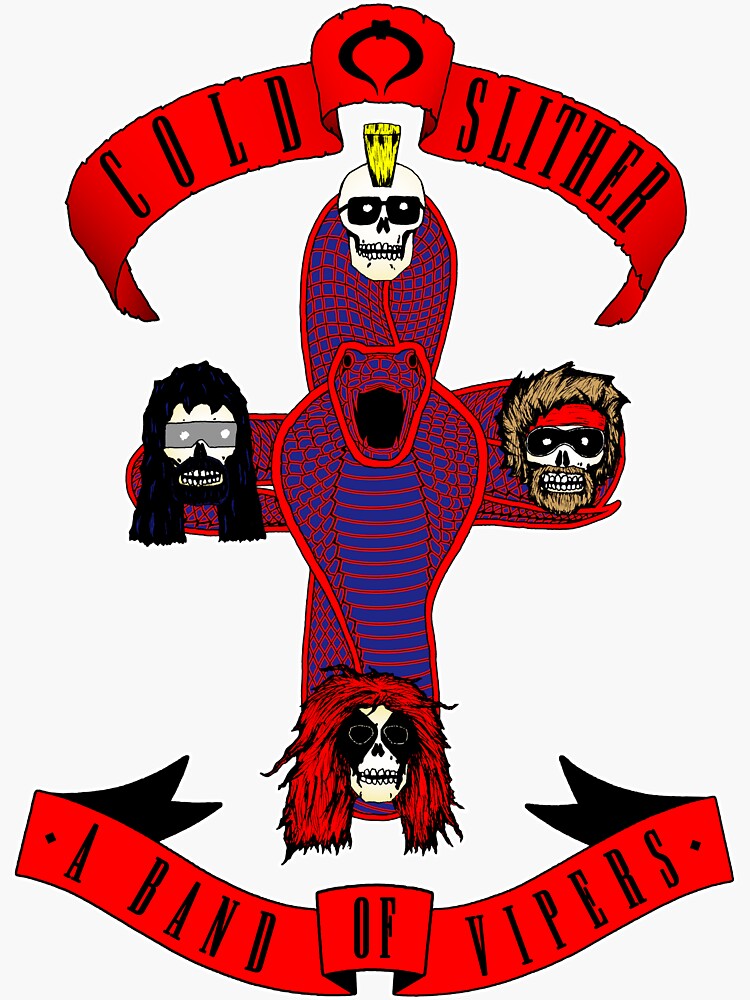 "Cold Slither: The Dreadnoks" Sticker for Sale by kevsamp | Redbubble