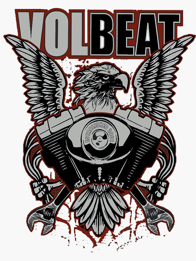 "So Appealing Volbeat Design" Sticker for Sale by Maldahelma | Redbubble