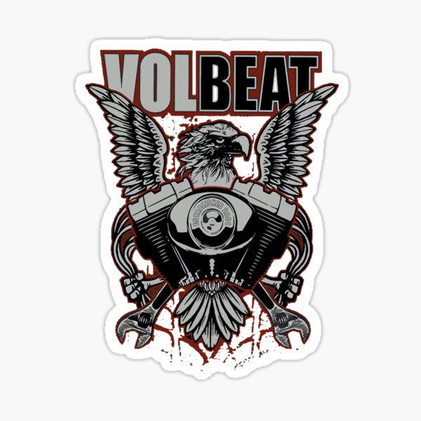 "So Appealing Volbeat Design" Sticker for Sale by Maldahelma | Redbubble