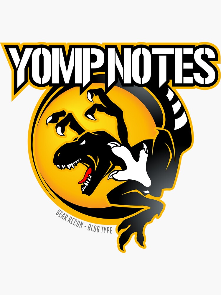 "YOMP NOTES V-REX FI31 Mango" Sticker for Sale by YOMPSTORE | Redbubble