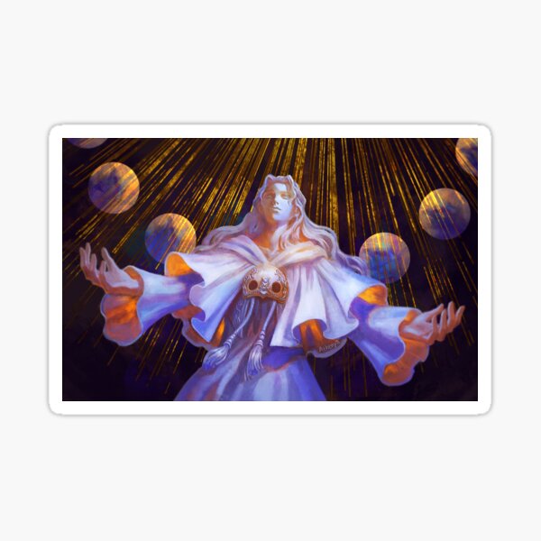 "Holy Mother Crystal" Sticker for Sale by AthenaWX | Redbubble