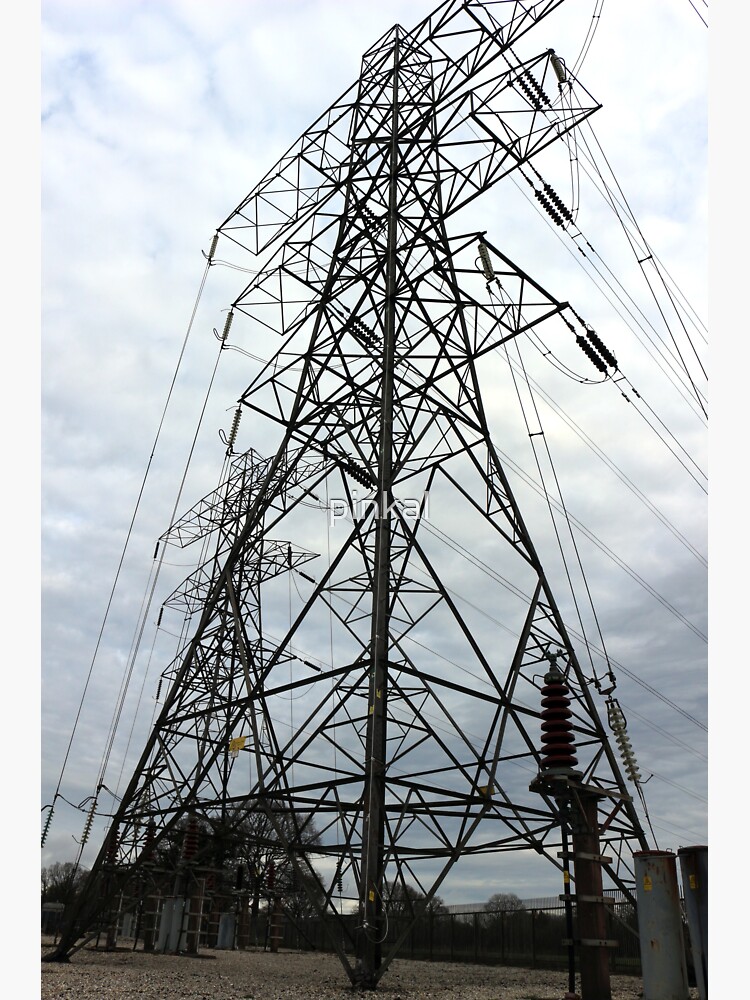 "Pylon Close up" Sticker for Sale by pinkal | Redbubble