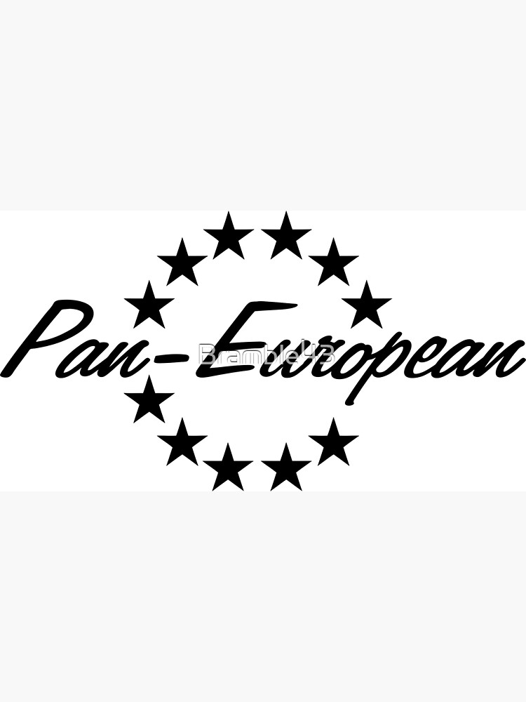 "Pan European logo - large" Poster for Sale by Bramble43 | Redbubble