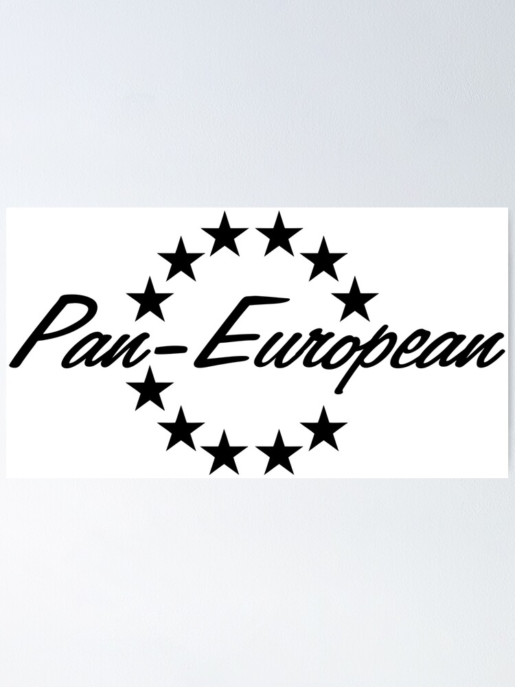"Pan European logo - large" Poster for Sale by Bramble43 | Redbubble