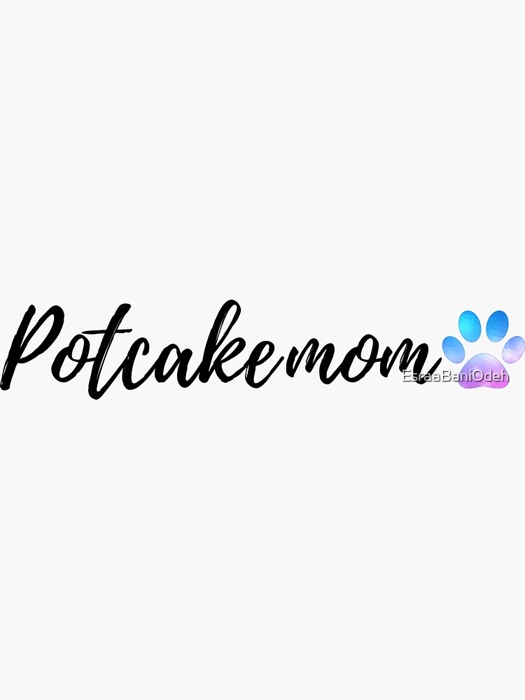 " Potcake Mom for Dog Lover Dad Mom" Sticker for Sale by EsraaBaniOdeh ...