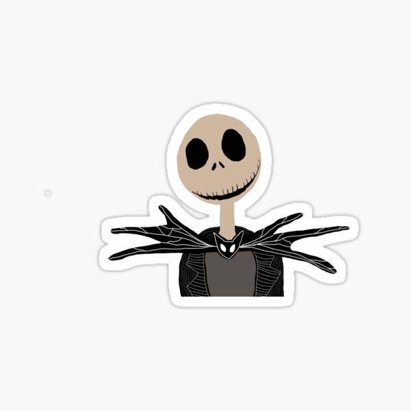 "Jack the Skeleton" Sticker for Sale by imbronciata | Redbubble