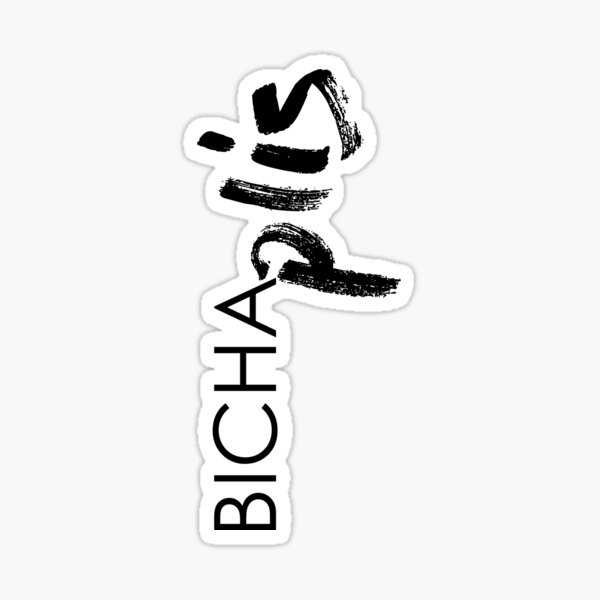 "Bicha plis" Sticker for Sale by jinkiesart | Redbubble