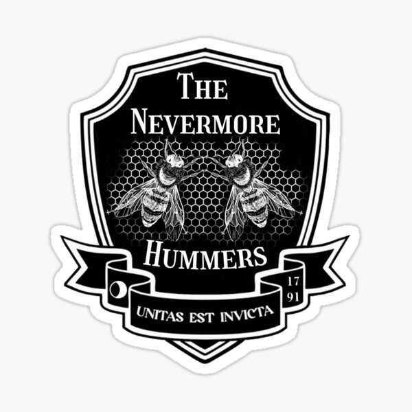 "Nevermore Hummers" Sticker for Sale by crownvictoria23 | Redbubble