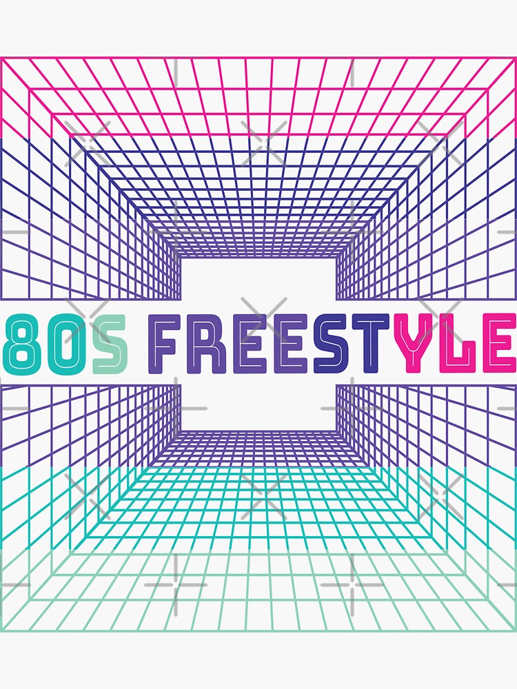 "80s Freestyle, Retro, Vintage " Sticker for Sale by AnarKitty805 ...