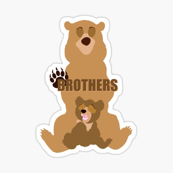 "Brothers" Sticker by Pixyclothes | Redbubble