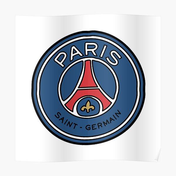 "PSG Paris Saint-Germain FC" Poster for Sale by OverNinthCloud | Redbubble