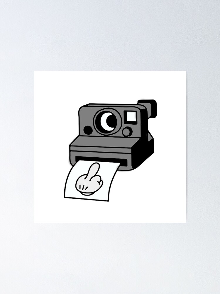 "Middle finger Camera memes" Poster for Sale by THE-TFG | Redbubble