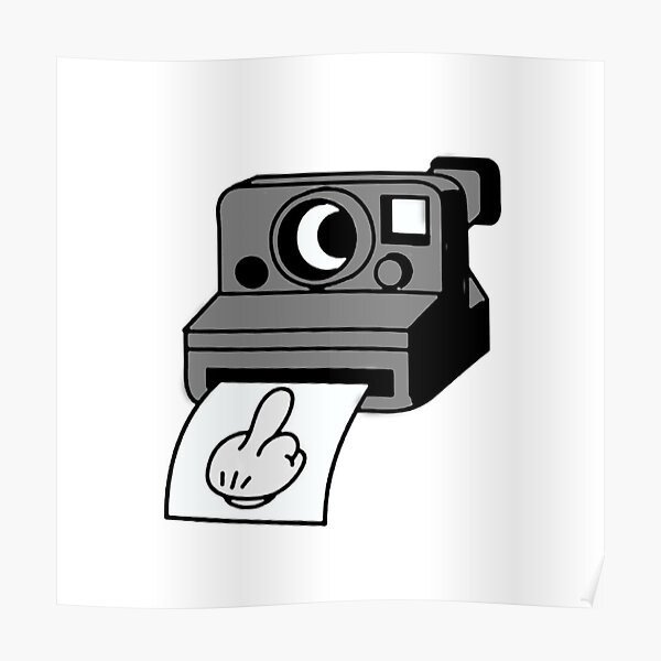 "Middle finger Camera memes" Poster for Sale by THE-TFG | Redbubble