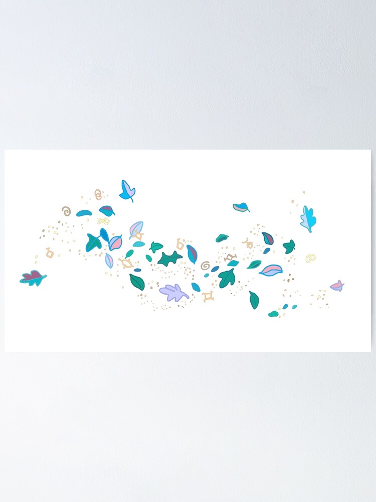 "The Colours of the Wind Leaves" Poster for Sale by JenM-Grene | Redbubble