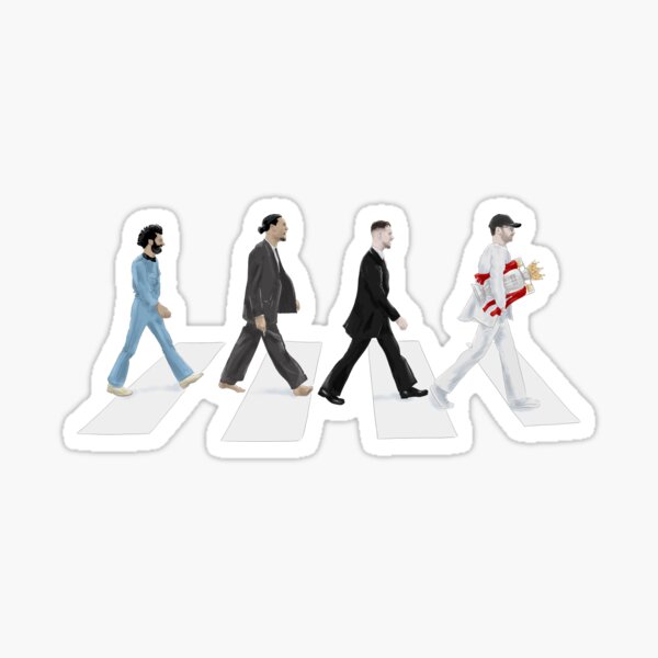 "Beatles Abbey Road Inspired Liverpool Design " Sticker for Sale by ...