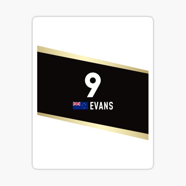 "Formula E 2022/23 - #9 Evans" Sticker for Sale by sednoid | Redbubble