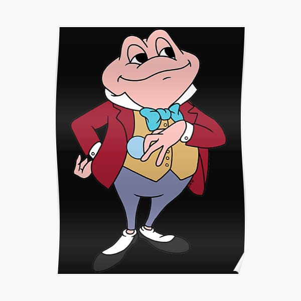 "Mr Toad Pink Frog" Poster for Sale by belovedmolly | Redbubble