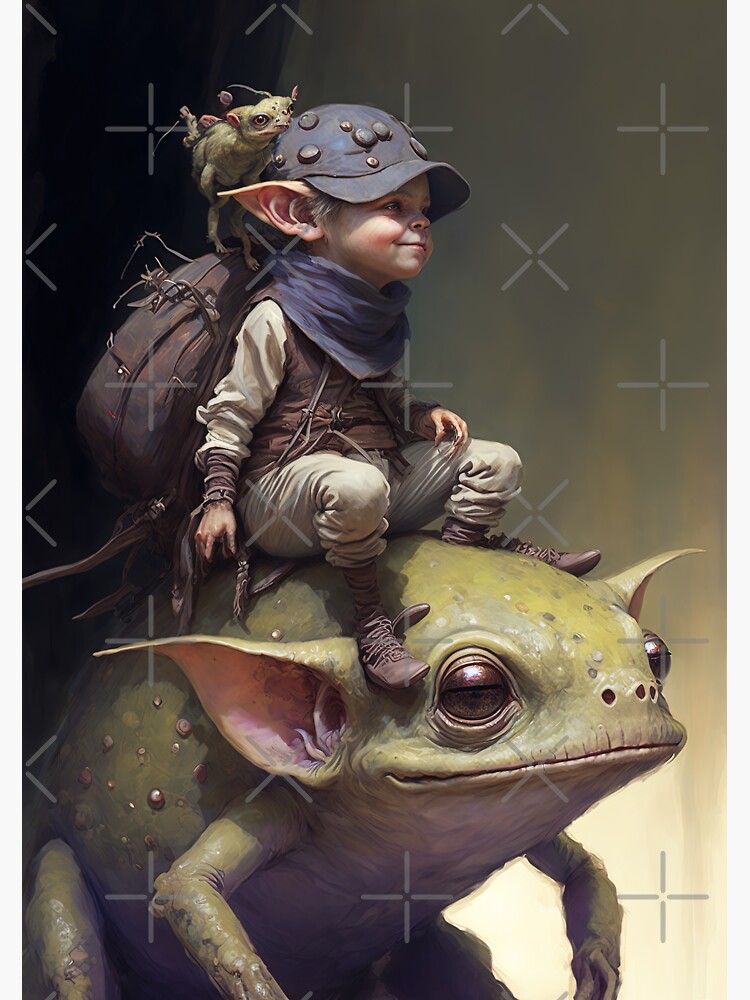 "Little Elfling" Sticker for Sale by el3v3n11art | Redbubble