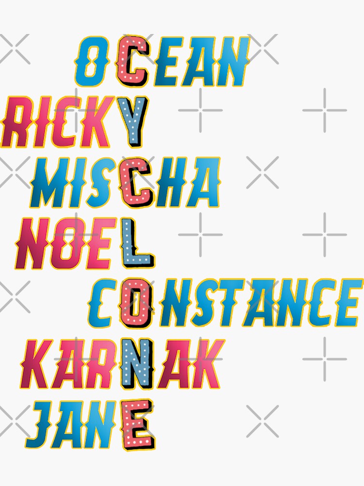 "Ride the Cyclone - Colorful" Sticker for Sale by Pi-Artist | Redbubble