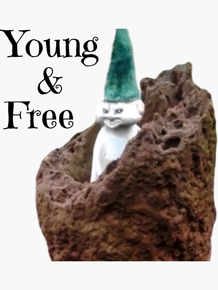 "me as a baby funny meme puppet with green hat" Sticker for Sale by ...