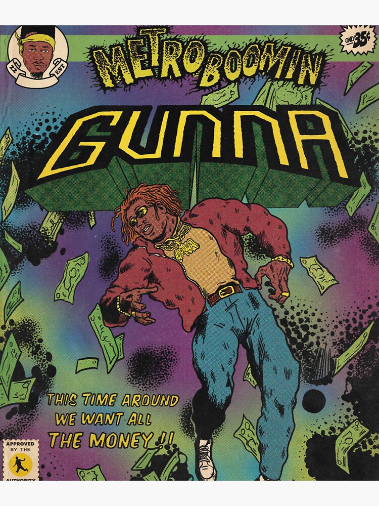 "metro boomin" Sticker for Sale by Boksto | Redbubble