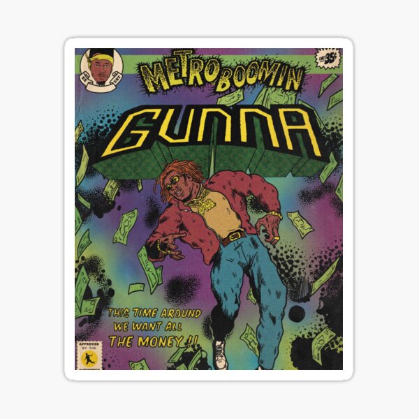 "metro boomin" Sticker for Sale by Boksto | Redbubble