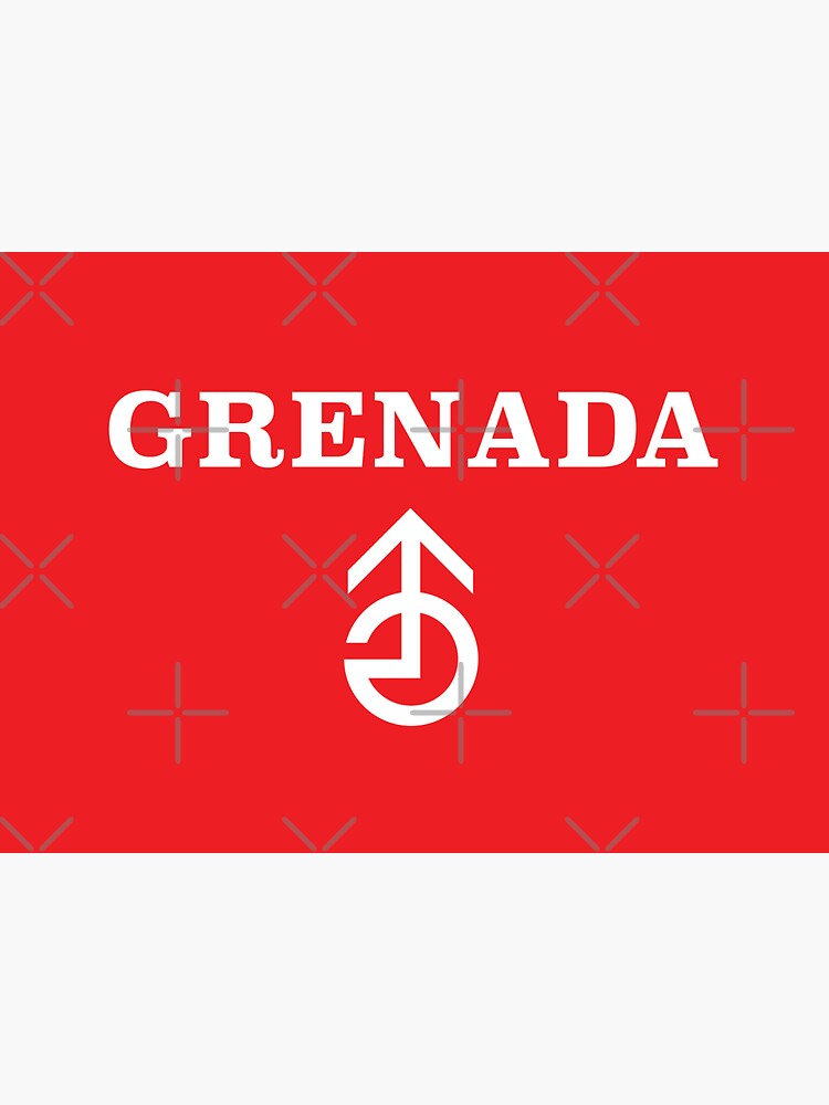 "Grenada" Sticker for Sale by ChrisOrton | Redbubble