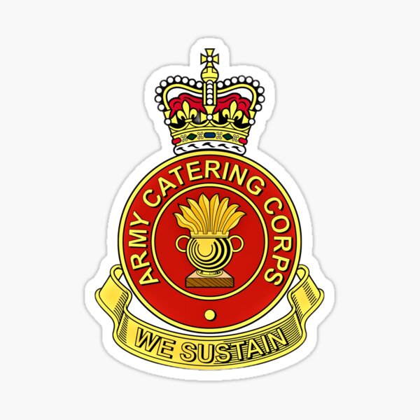 "Army Catering Corps Badge, ACC" Sticker for Sale by Oppos Farm ...
