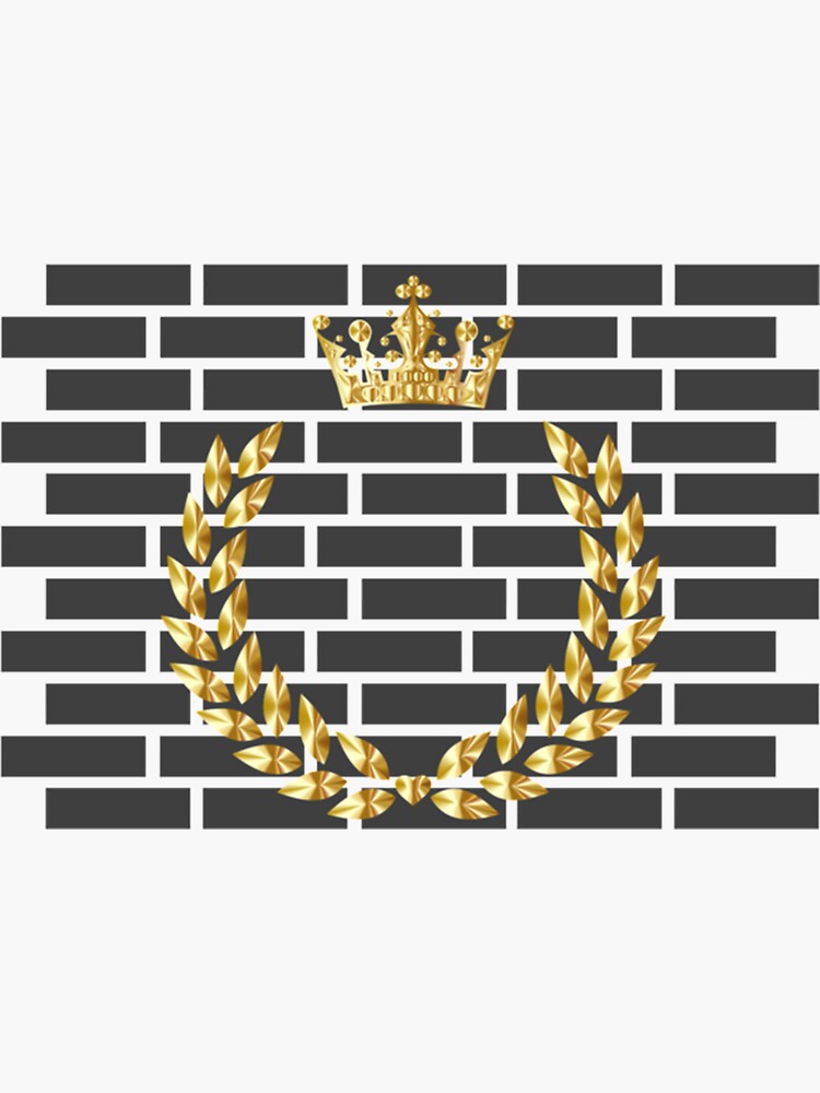 "Coronation Street-Brick And Crown " Sticker for Sale by AppleActy ...