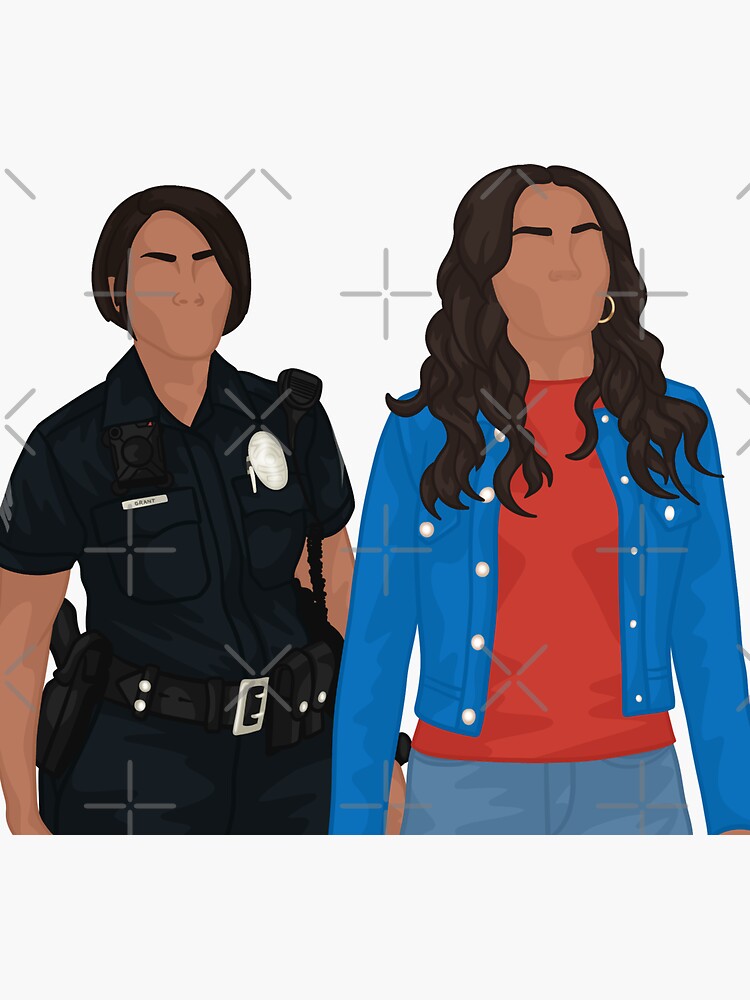 "Athena Grant-Nash & May Grant | 911" Sticker for Sale by ...