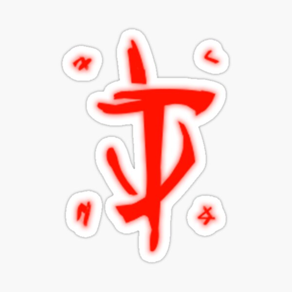 "Doom symbol" Sticker for Sale by Yunixx | Redbubble