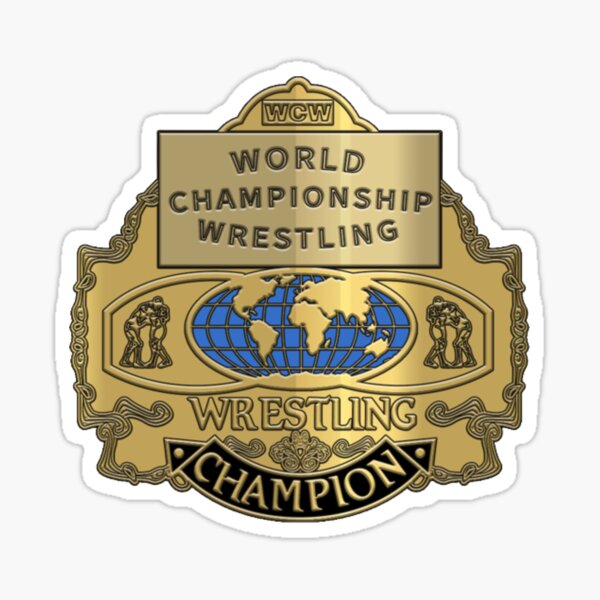 "Wrestling Championship Belt" Sticker for Sale by Saint-Designs77 ...