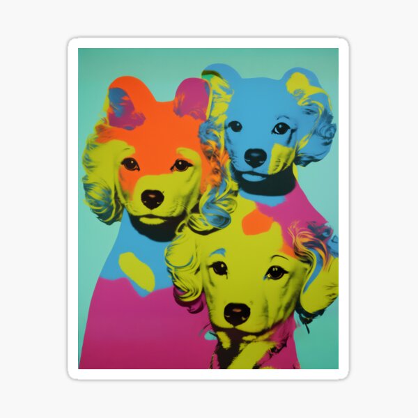 "Poster with a cute trio" Sticker for Sale by ArchiesGallery | Redbubble