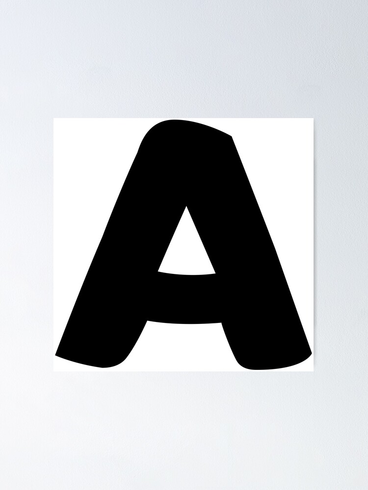 "Copy of Letter A Word Song aaa" Poster for Sale by ZooOfArt | Redbubble