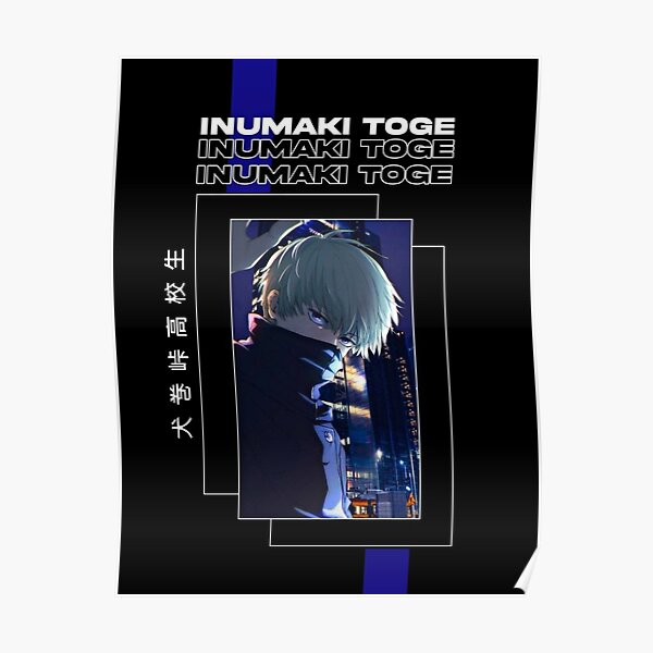 "Inumaki toge" Poster for Sale by ZORO-DESIGN | Redbubble