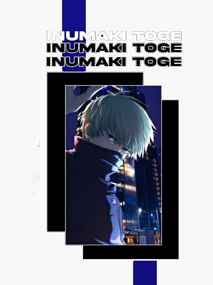 "Inumaki toge" Sticker for Sale by ZORO-DESIGN | Redbubble