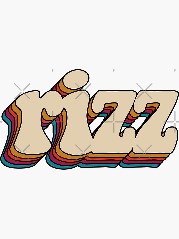 "W Rizz Retro Vintage" Sticker for Sale by Daytone | Redbubble