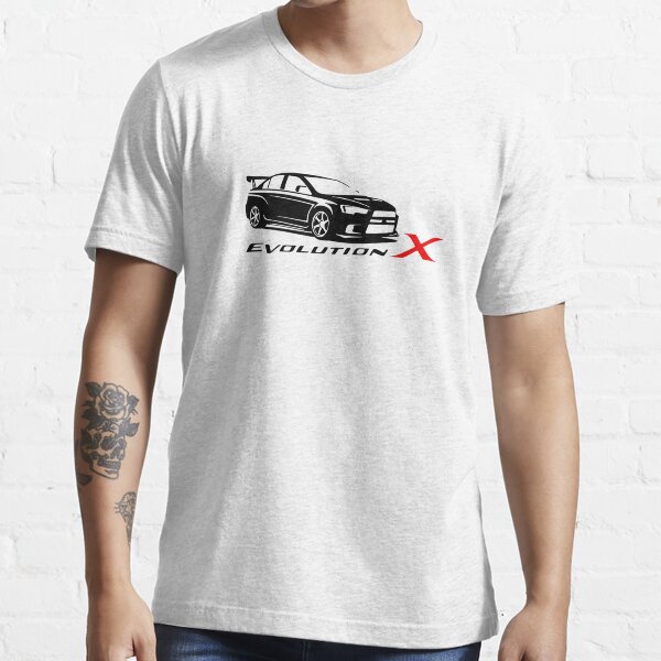 "Mitsubishi Lancer Evo X Sport Car" T-shirt for Sale by anjanaartz ...