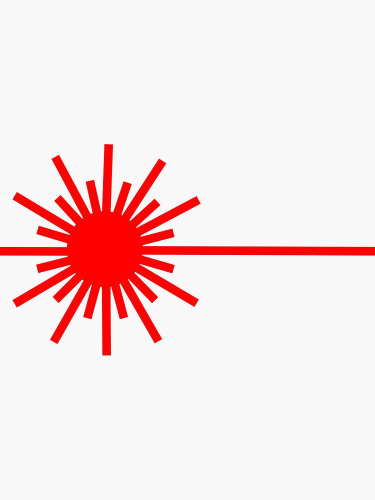 "Laser Sailing" Sticker for Sale by Charles Wooler | Redbubble