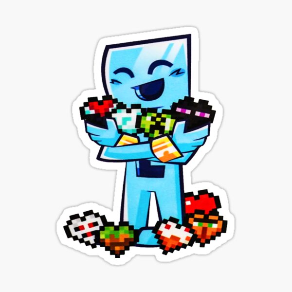"Blue craftee " Sticker for Sale by USAPRIDE22 | Redbubble