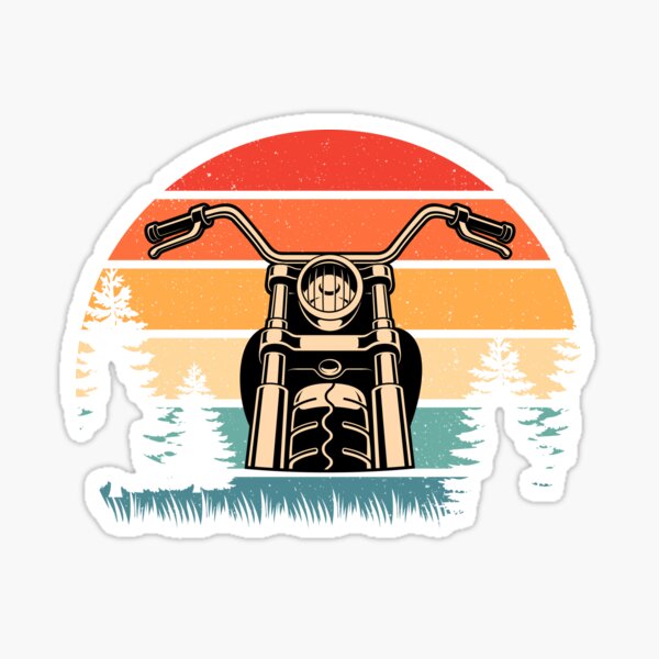 "American Custom Bike Chopper Motorcycle Biker" Sticker for Sale by ...