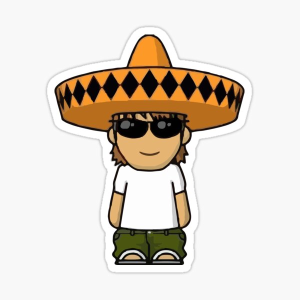 "Mexican" Sticker for Sale by SantiagoFlores | Redbubble