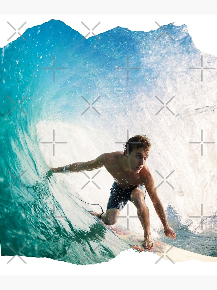 "Let’s Surf The Big Wave" Poster for Sale by CaptJohnny | Redbubble