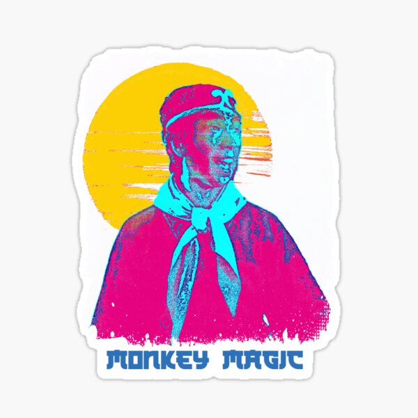 "Monkey Magic" Sticker for Sale by GRAFIKA65 | Redbubble